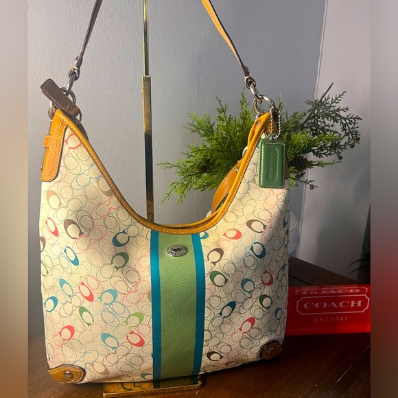 Coach | Bags | Coach Chelsea Heritage Signature Hobo | Poshmark
